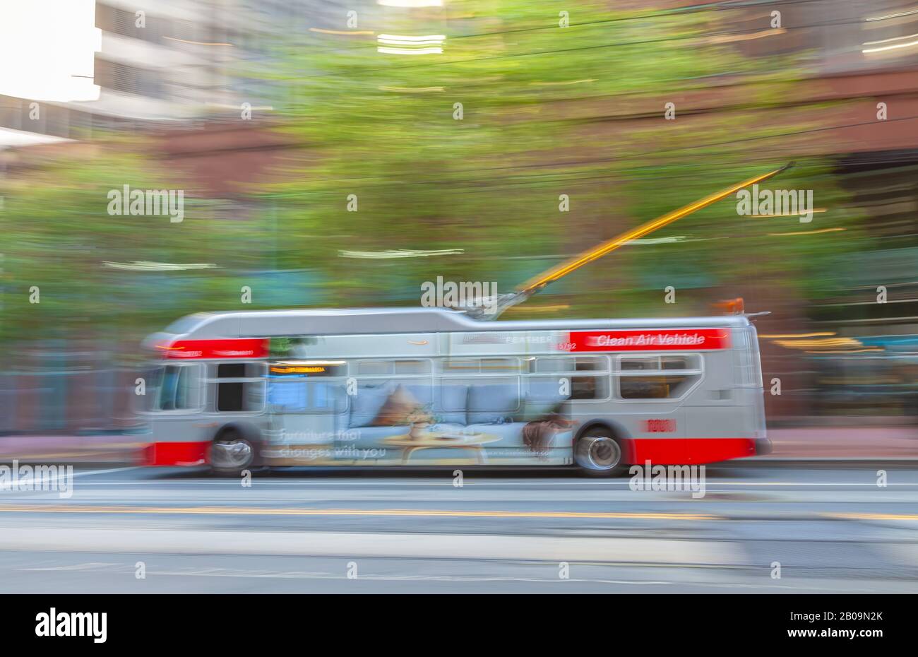 Bus moving hi-res stock photography and images - Alamy