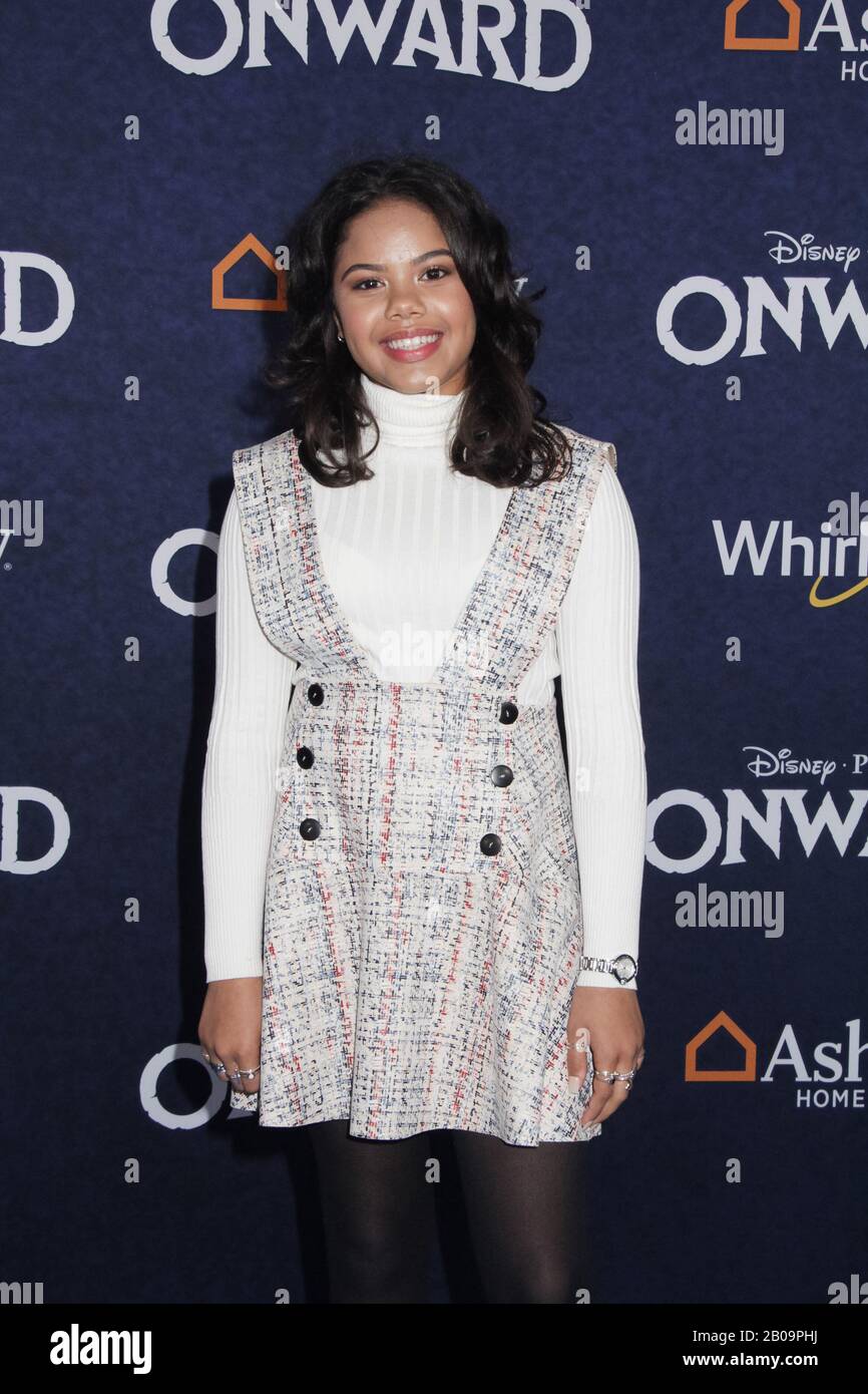 Alison Fernandez 02/18/2020 The World Premiere of "Onward" held at The ...