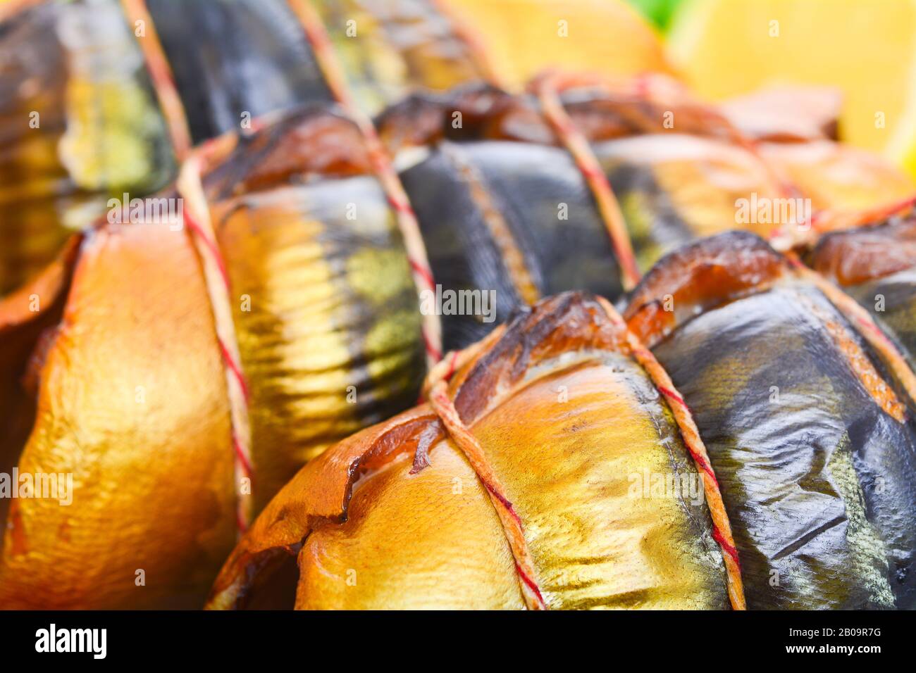 Mackerel fish smoked isolated hi-res stock photography and images - Alamy