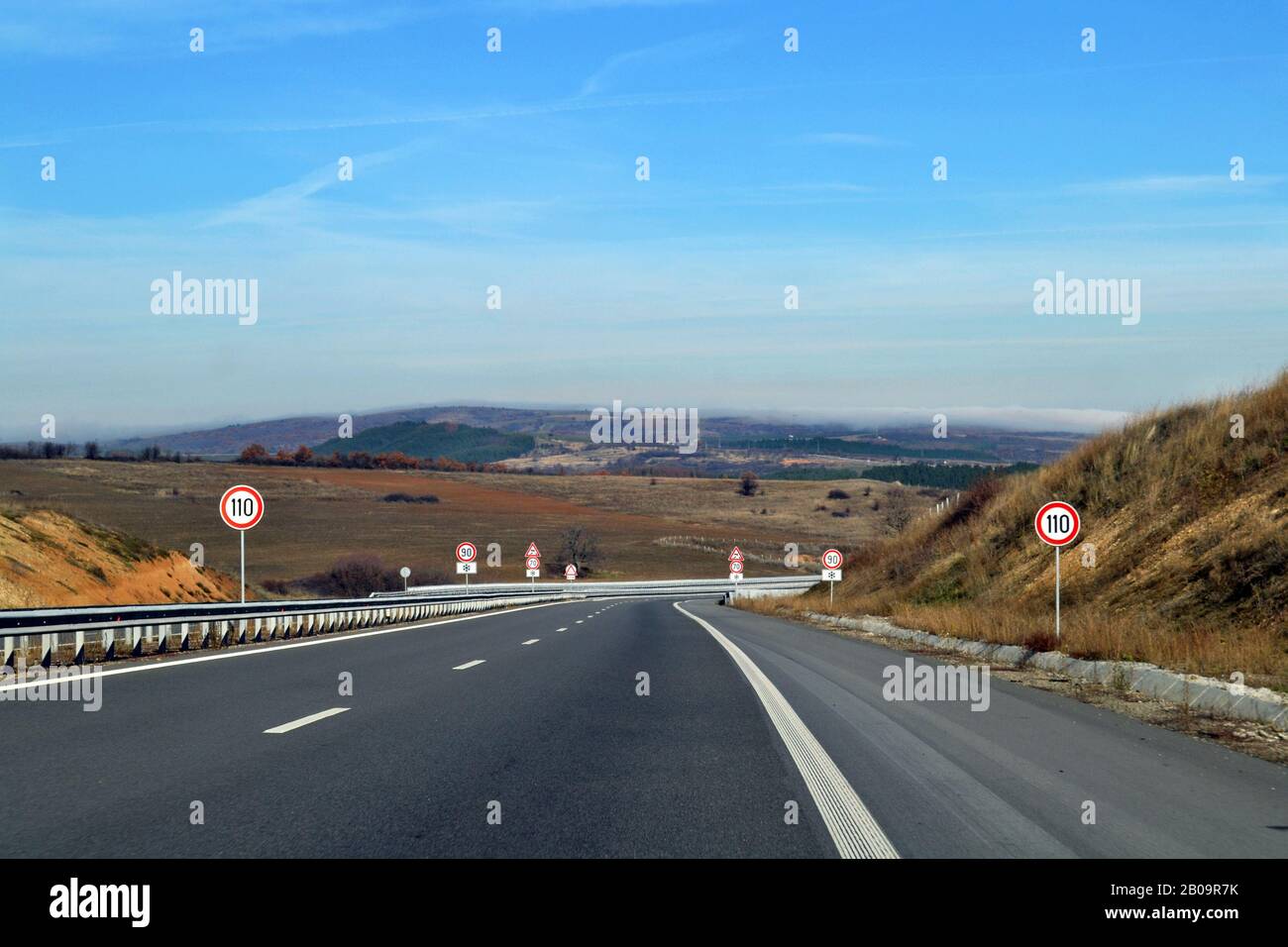 Bulgaria road sign hi-res stock photography and images - Alamy