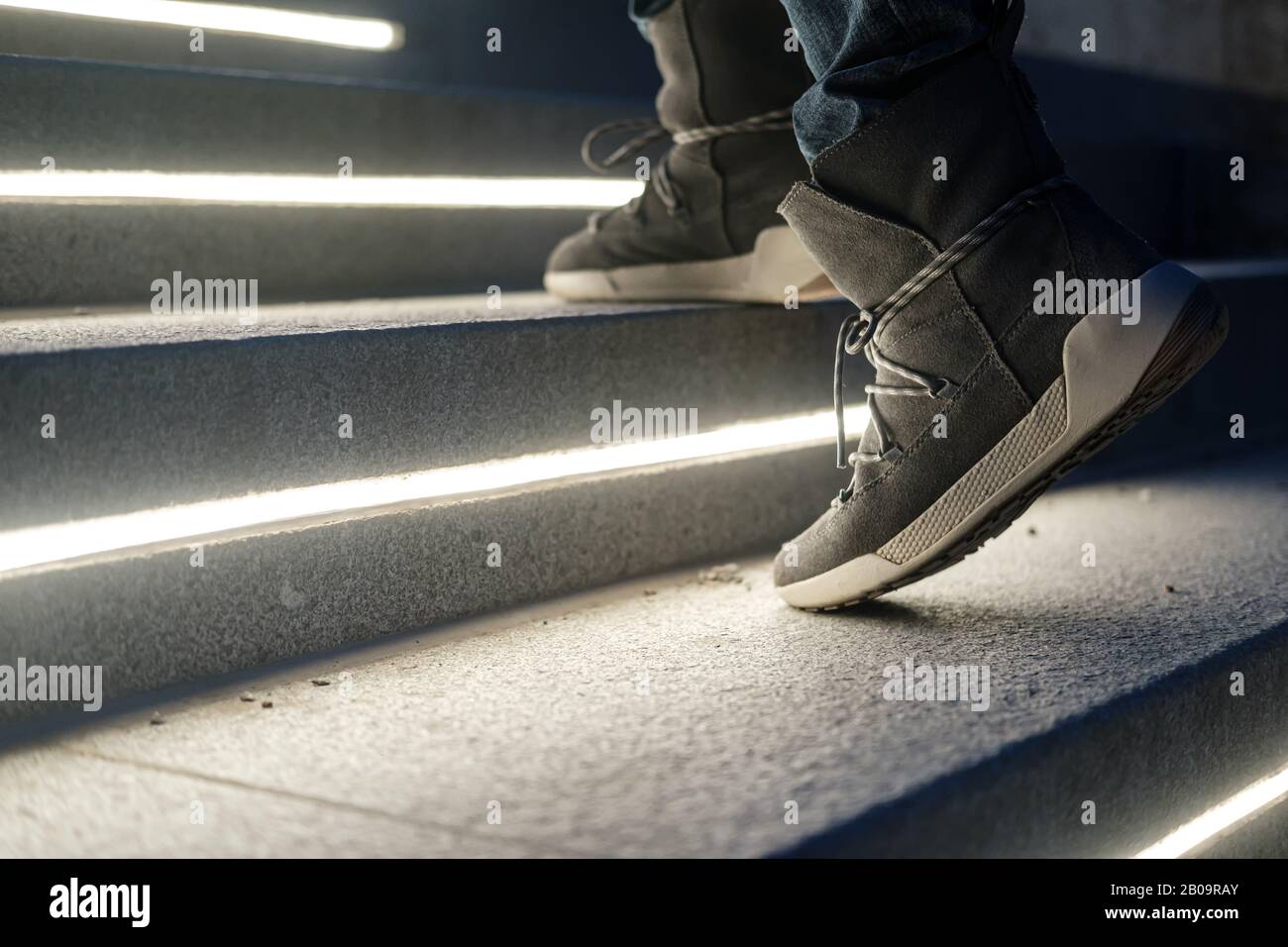 Legs steps hi-res stock photography and images - Alamy