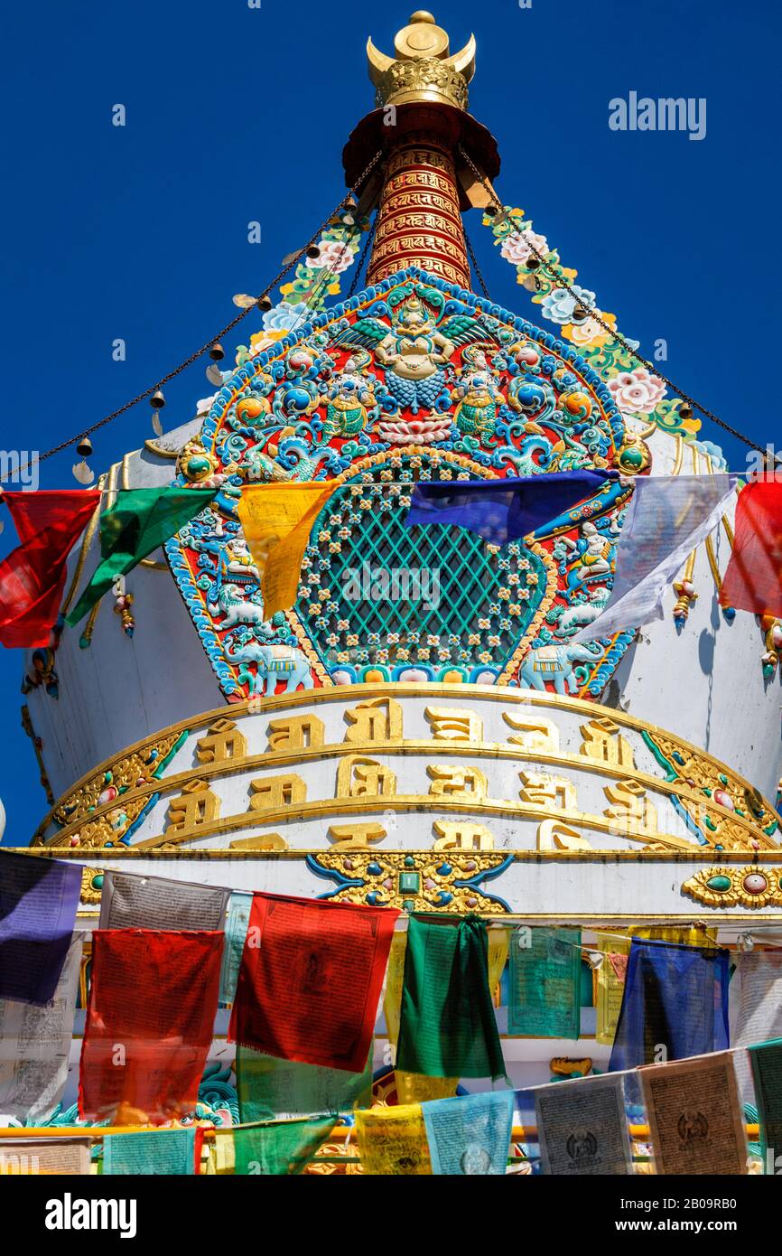 Buddhist gompa in India Stock Photo - Alamy