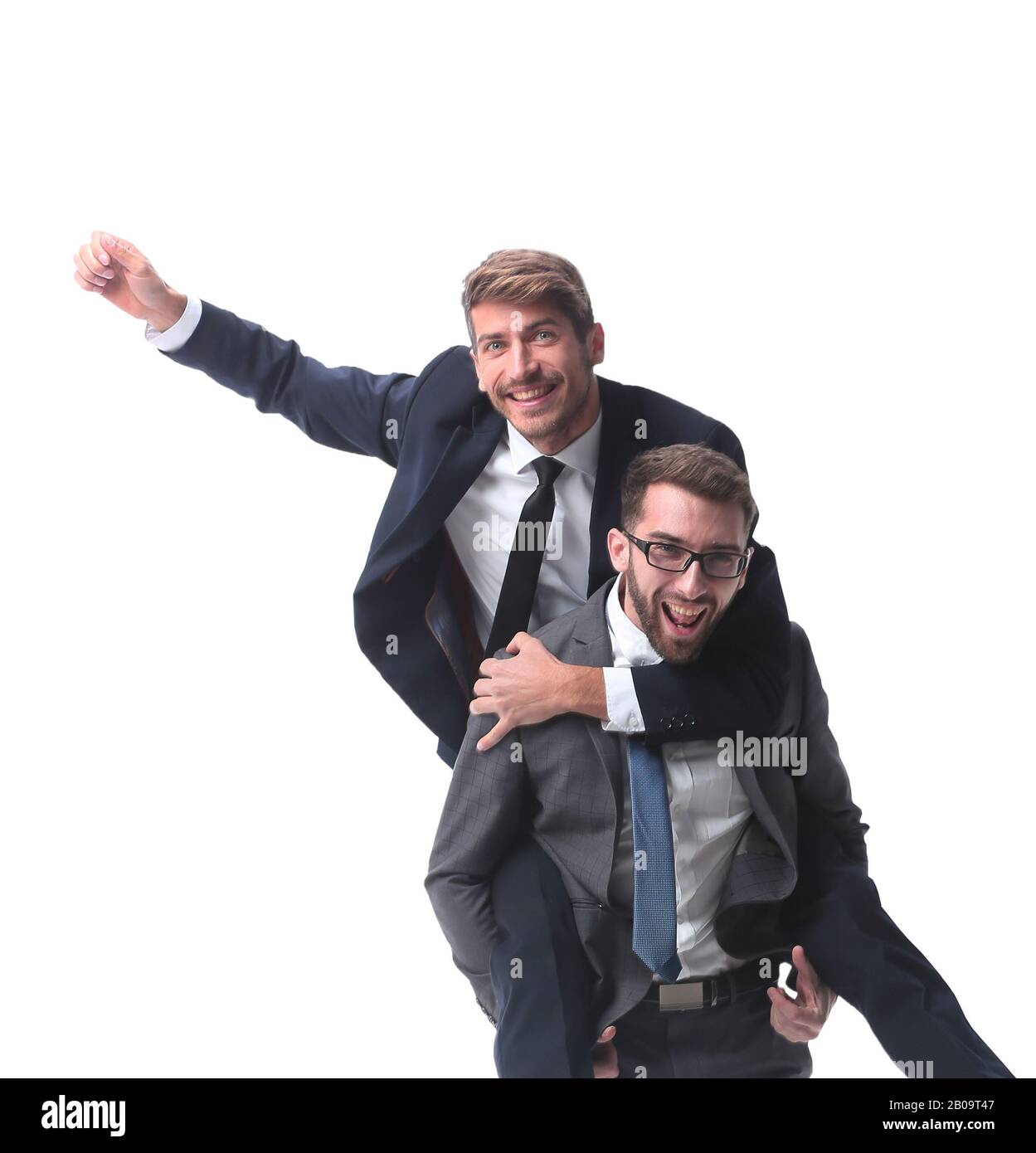 Man professional piggyback man hi-res stock photography and images - Alamy