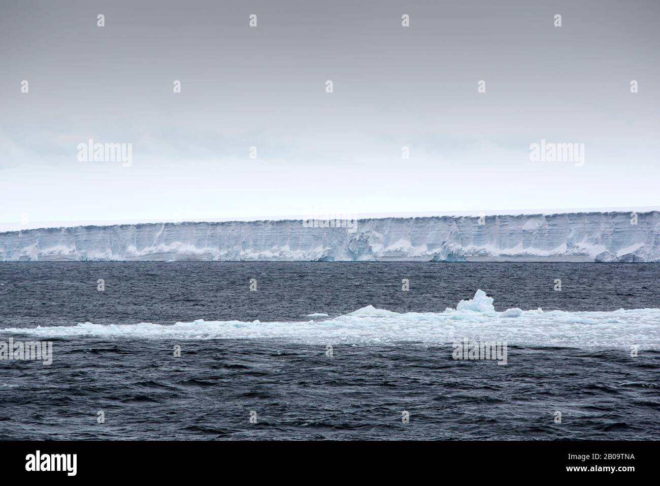 A86 iceberg, the largest iceberg on the planet. It is some 160 Km long ...