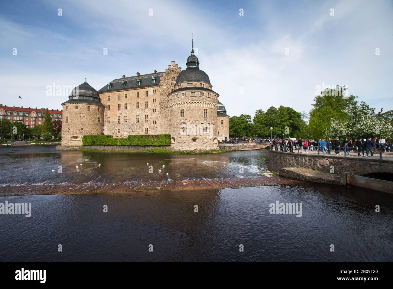 Örebro castle in the town of Örebro.Photo Jeppe Gustafsson Stock Photo ...