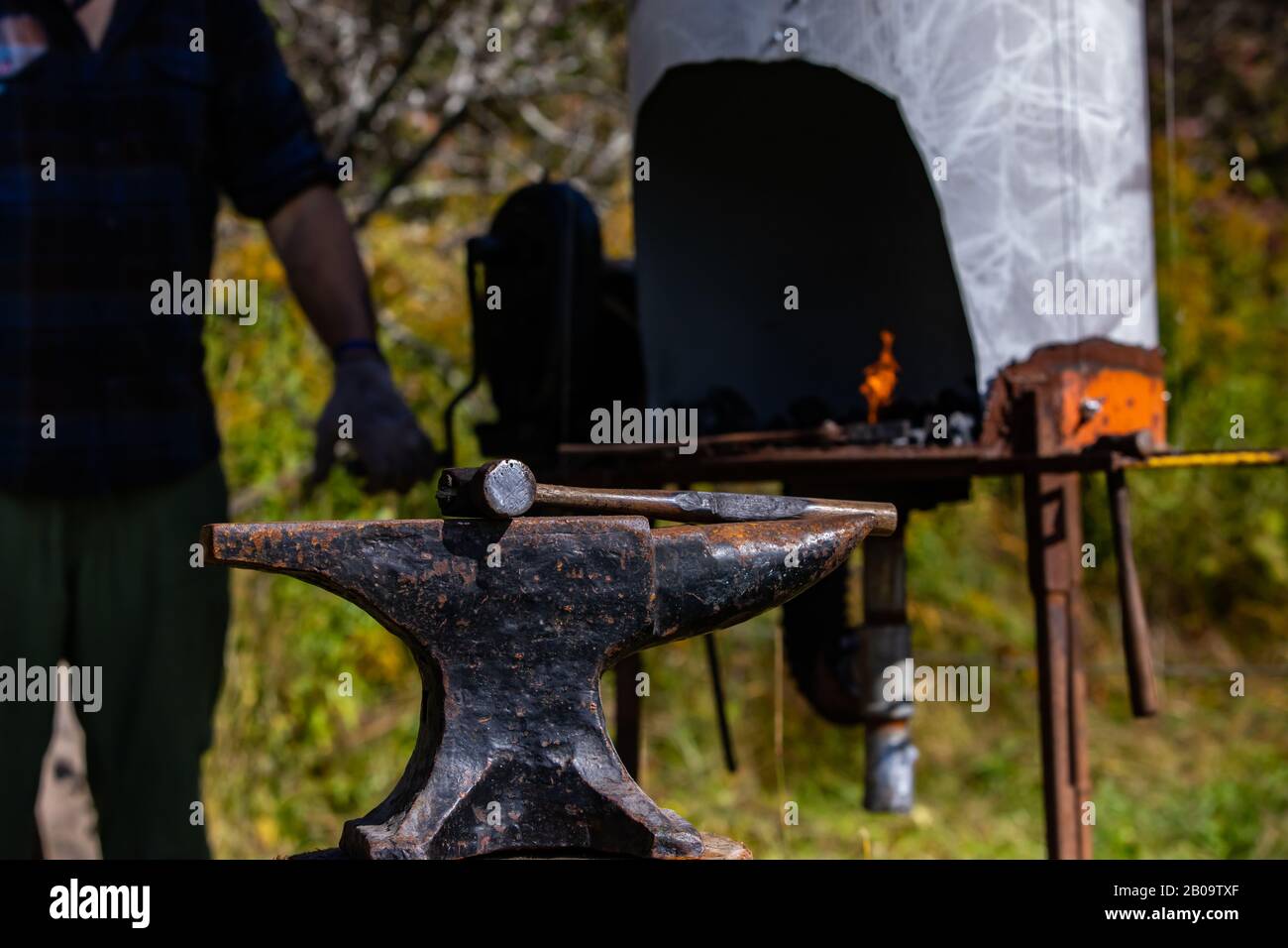 Blacksmith working space hi-res stock photography and images - Alamy