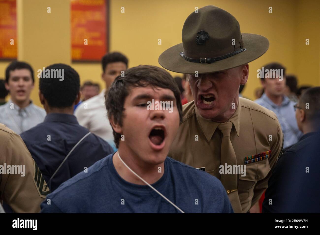 Us marine corps drill instructors hi-res stock photography and images ...