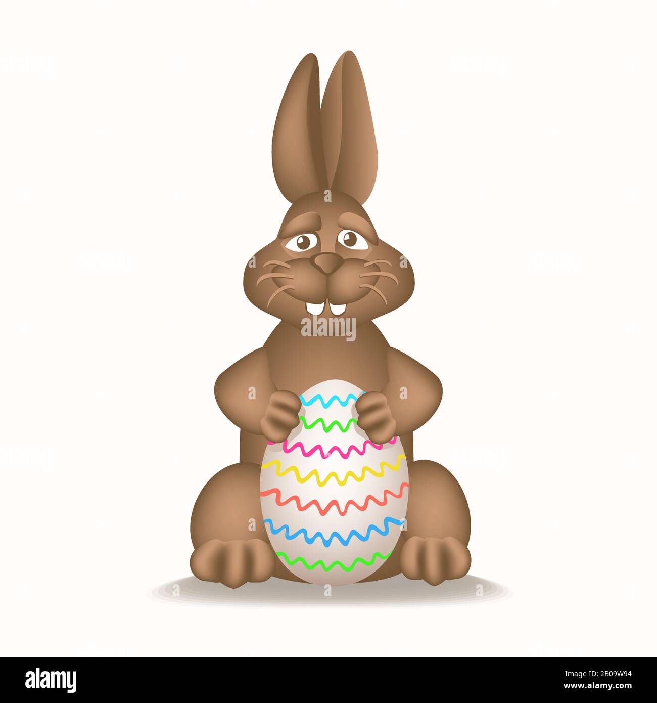 Colourful easter bunny Stock Vector Images - Alamy