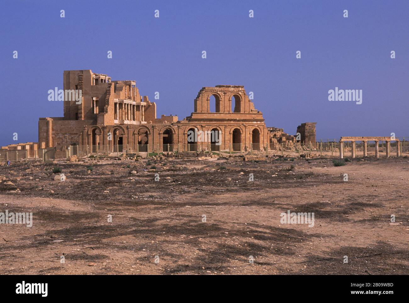 LIBYA, NEAR TRIPOLI, SABRATHA, ROMAN THEATRE (2ND CENTURY AD Stock Photo - Alamy