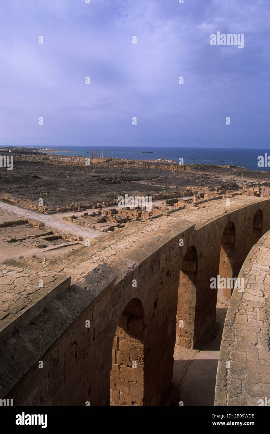 LIBYA, NEAR TRIPOLI, SABRATHA, ROMAN THEATRE (2ND CENTURY AD Stock Photo - Alamy