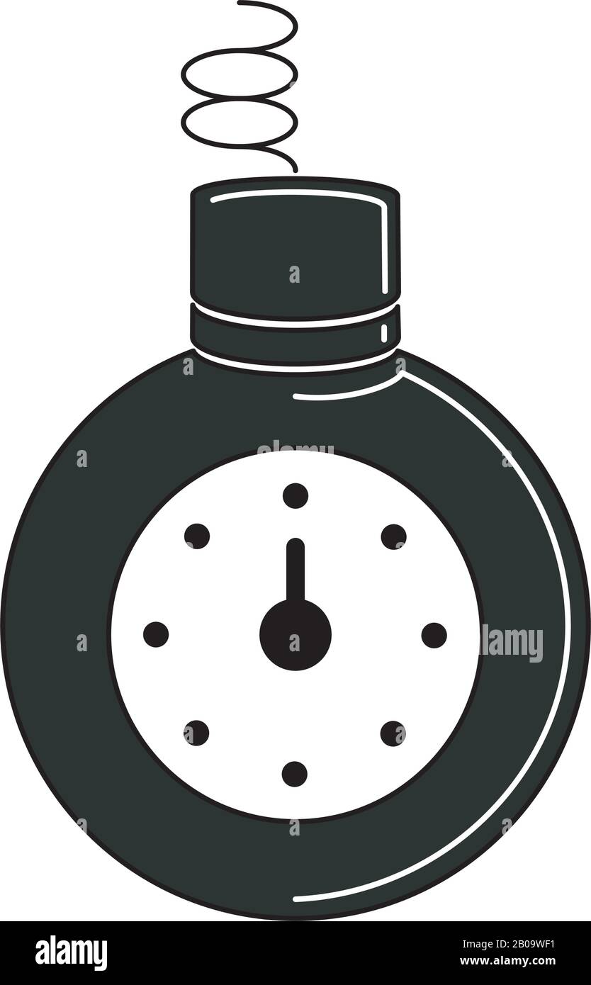 Dynamite bomb clock timer Stock Vector Images - Alamy