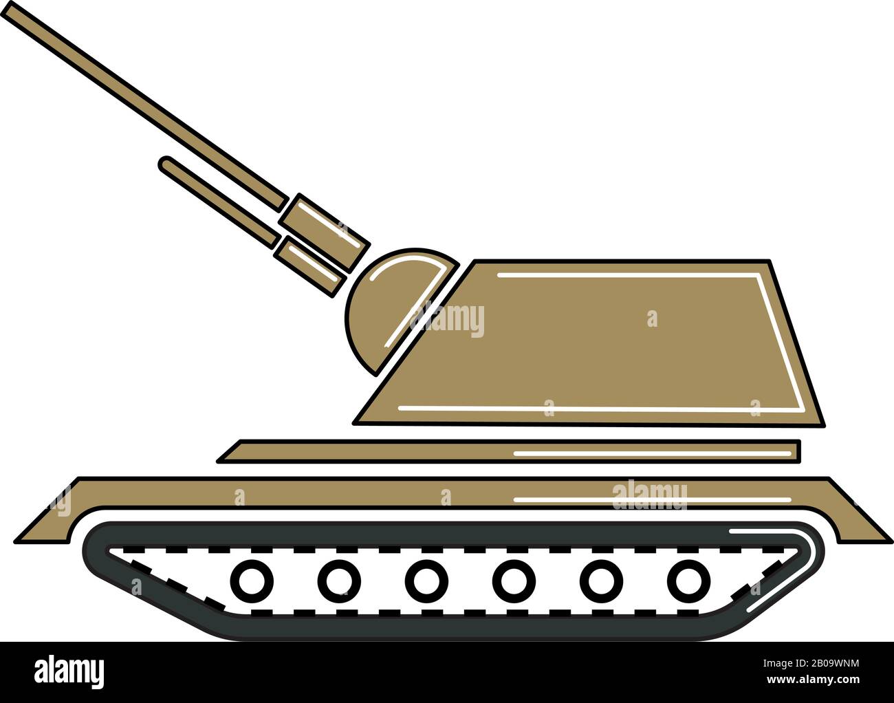 Isolated war tank icon Stock Vector Image & Art - Alamy