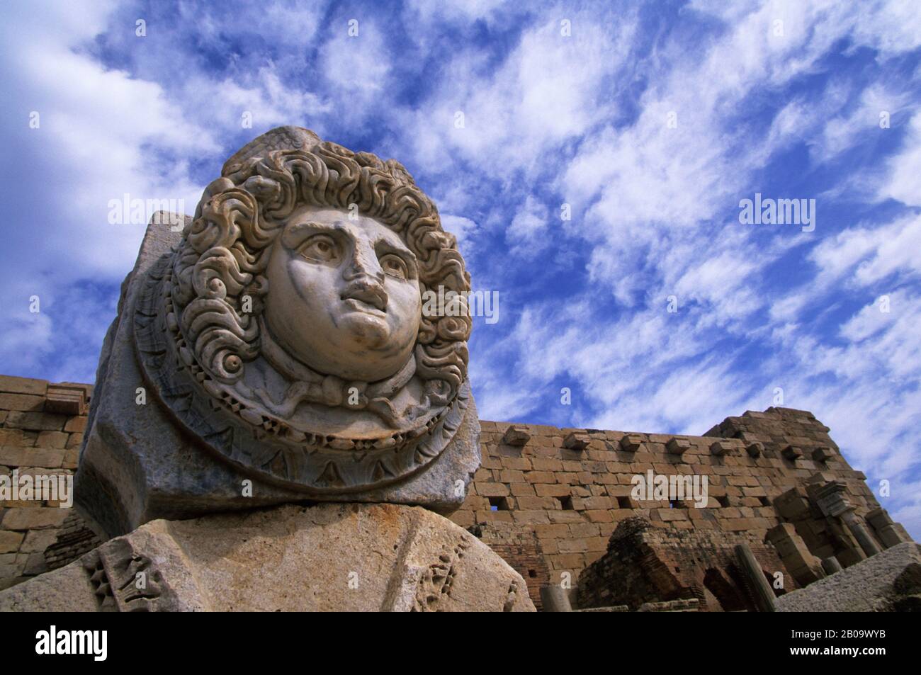 Medusa forum ruins leptis magna hi-res stock photography and images - Alamy