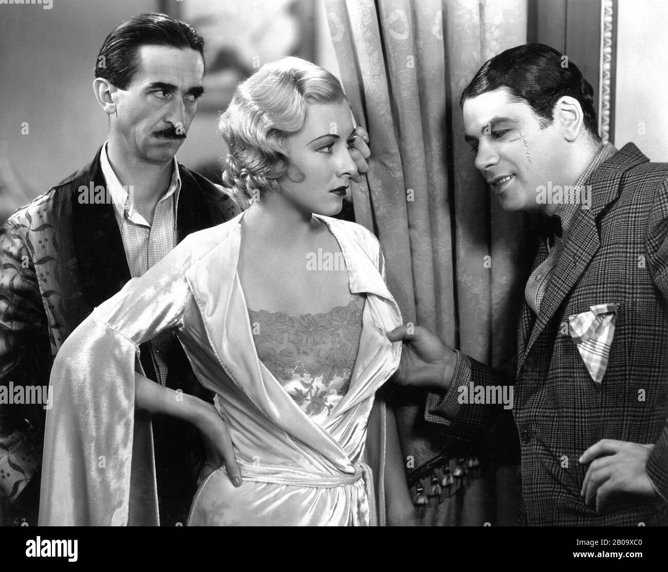 OSGOOD PERKINS KAREN MORLEY and PAUL MUNI as Tony Camonte in SCARFACE ...