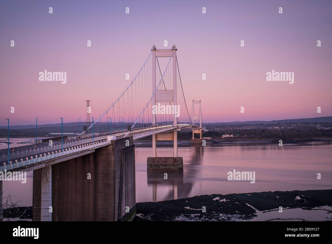Bristol channel suspension bridge hi-res stock photography and images ...