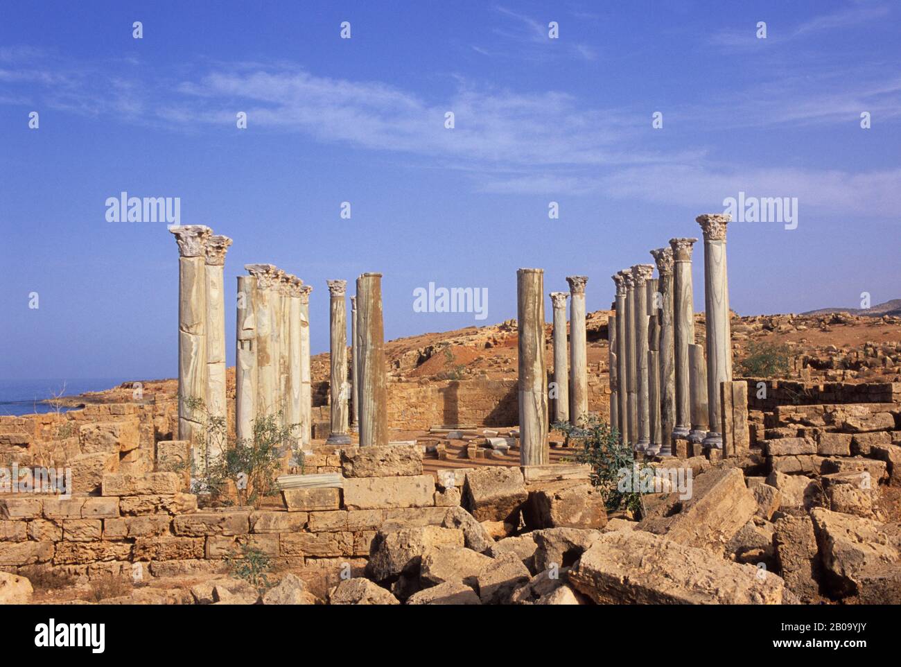 LIBYA, NEAR BENGHAZI, SOUSSA, APOLLONIA, EASTERN CHURCH, CORINTHIAN ...