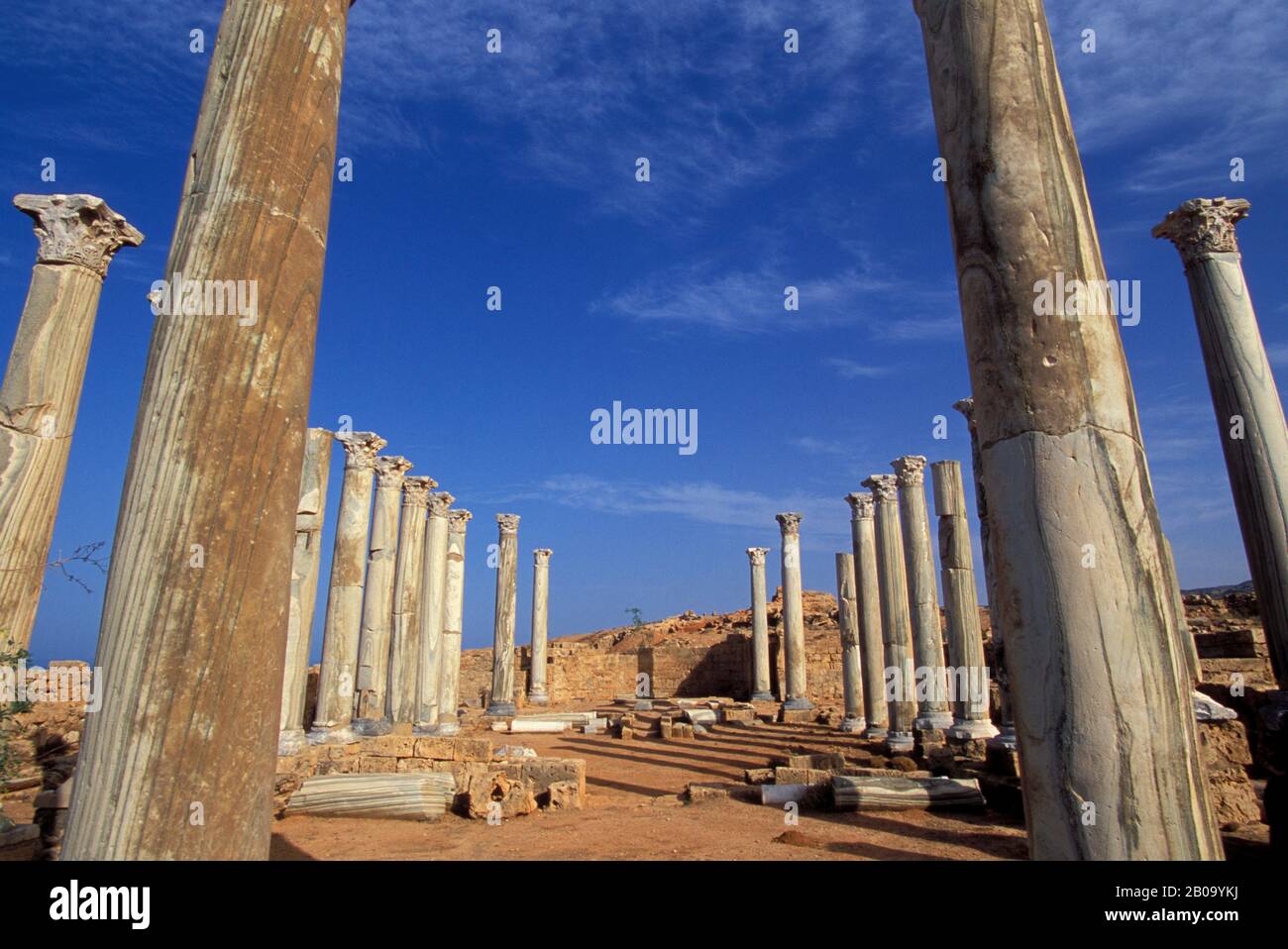 LIBYA, NEAR BENGHAZI, SOUSSA, APOLLONIA, EASTERN CHURCH, CORINTHIAN ...