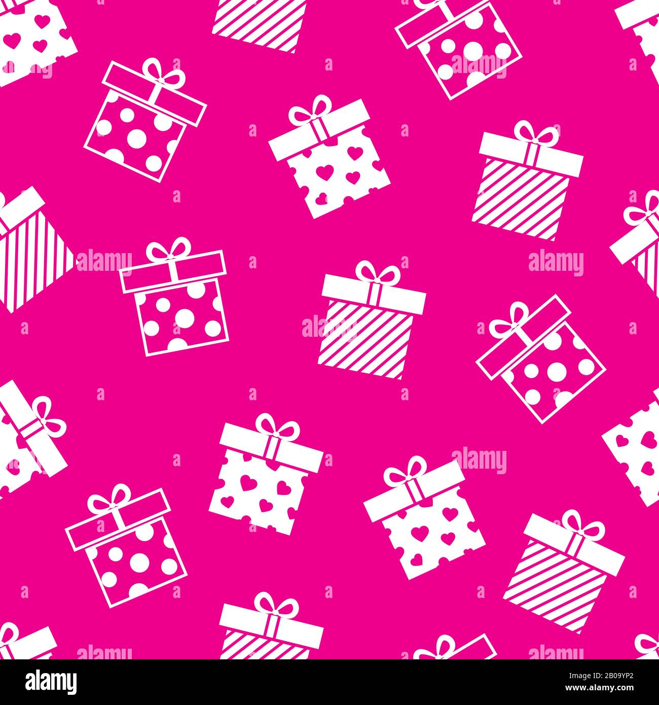 Seamless red gift boxes Stock Vector Images - Alamy