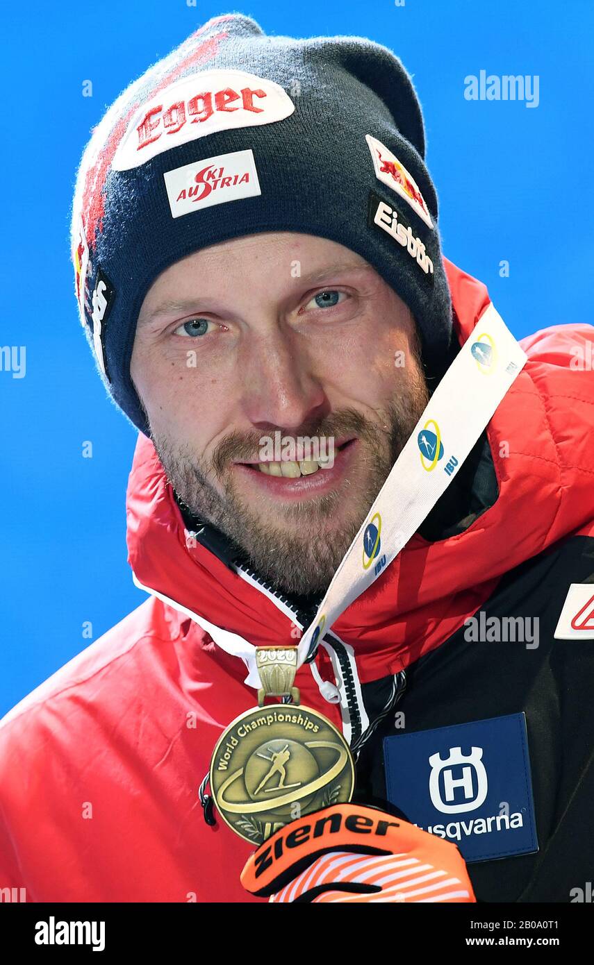 Antholz, Italy. 19th Feb, 2020. Biathlon: World Championship ...