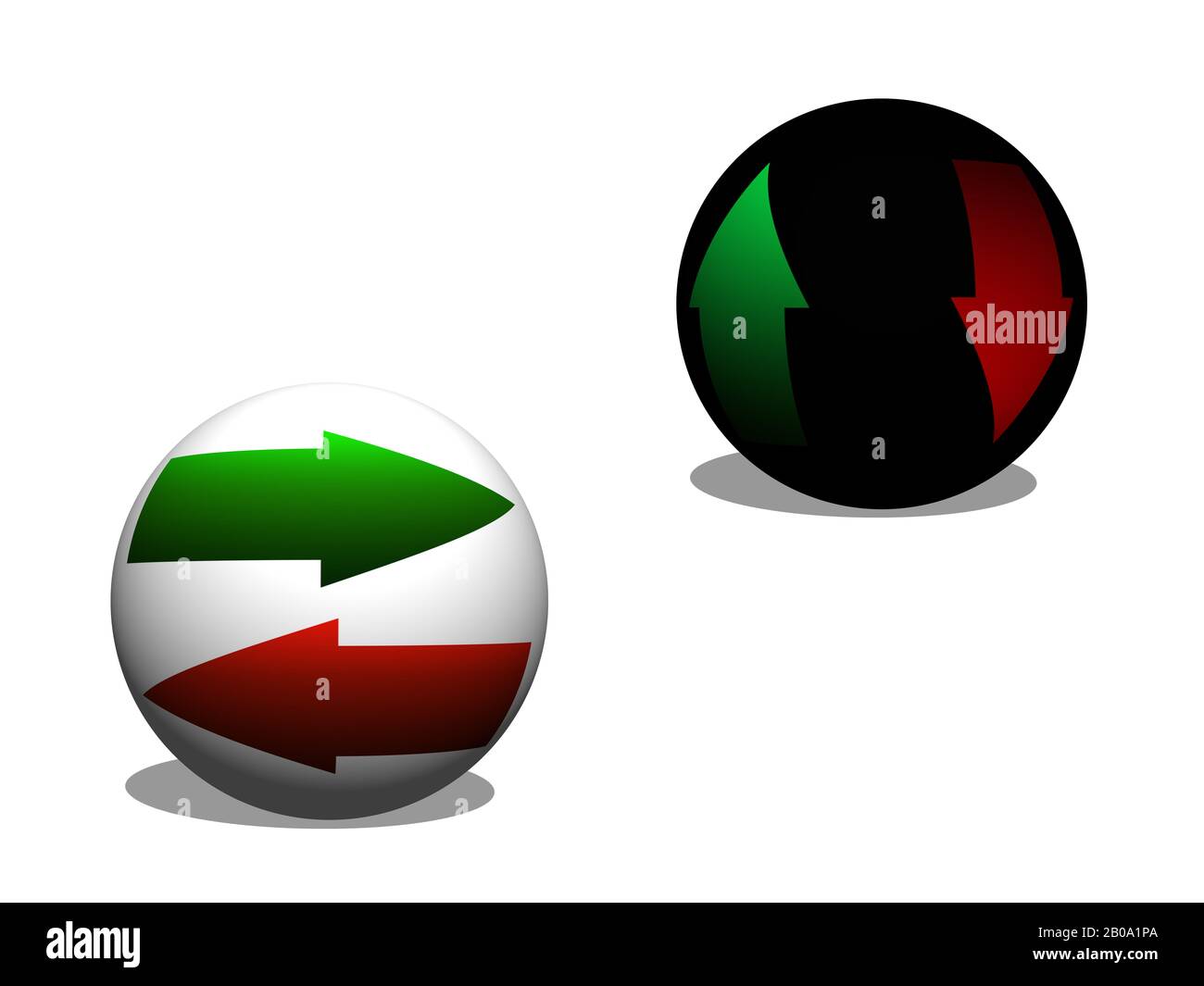 Sphere With Arrow High Resolution Stock Photography and Images - Alamy