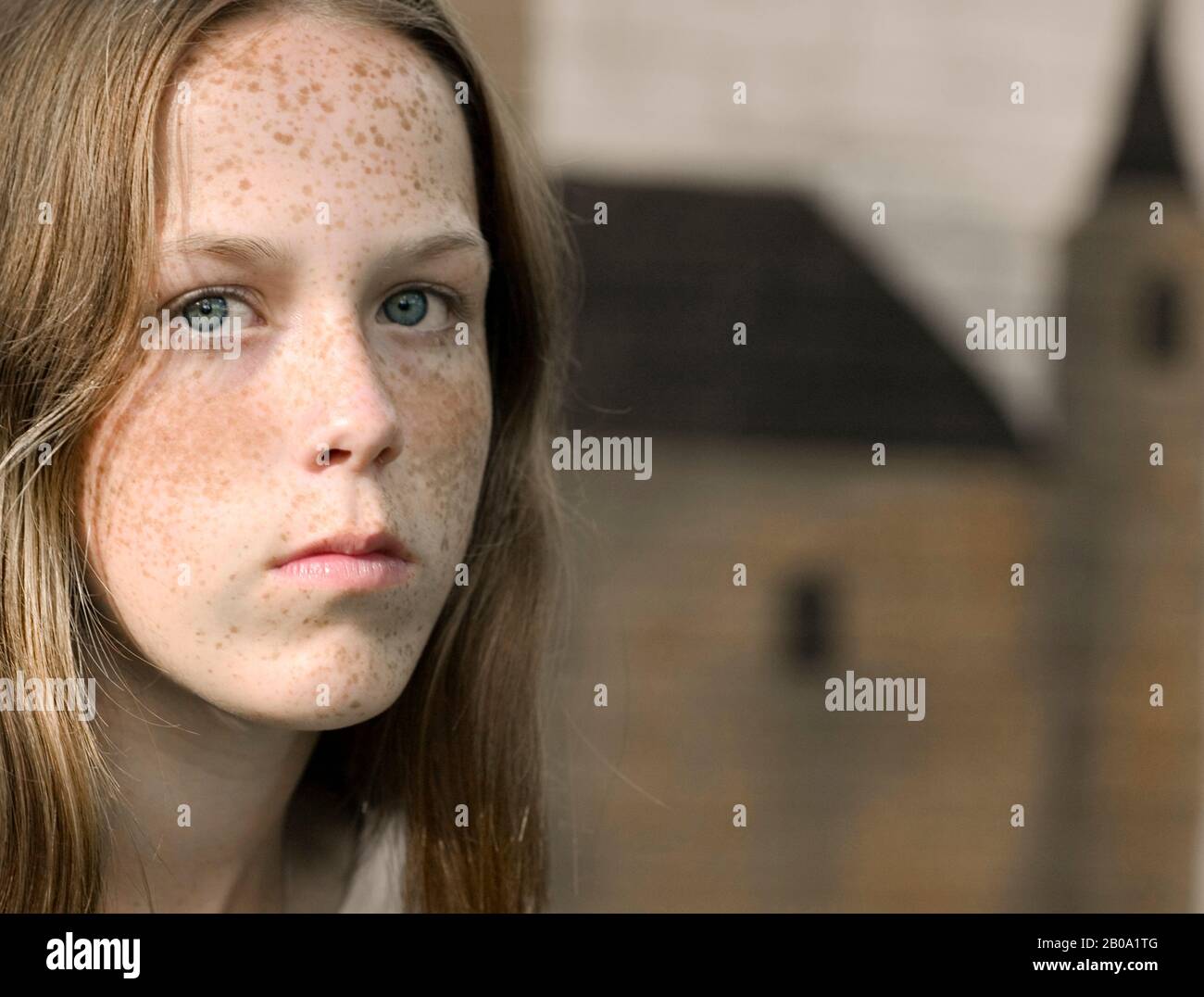 Brown Hair Blue Eyes Pale Skin And Freckles