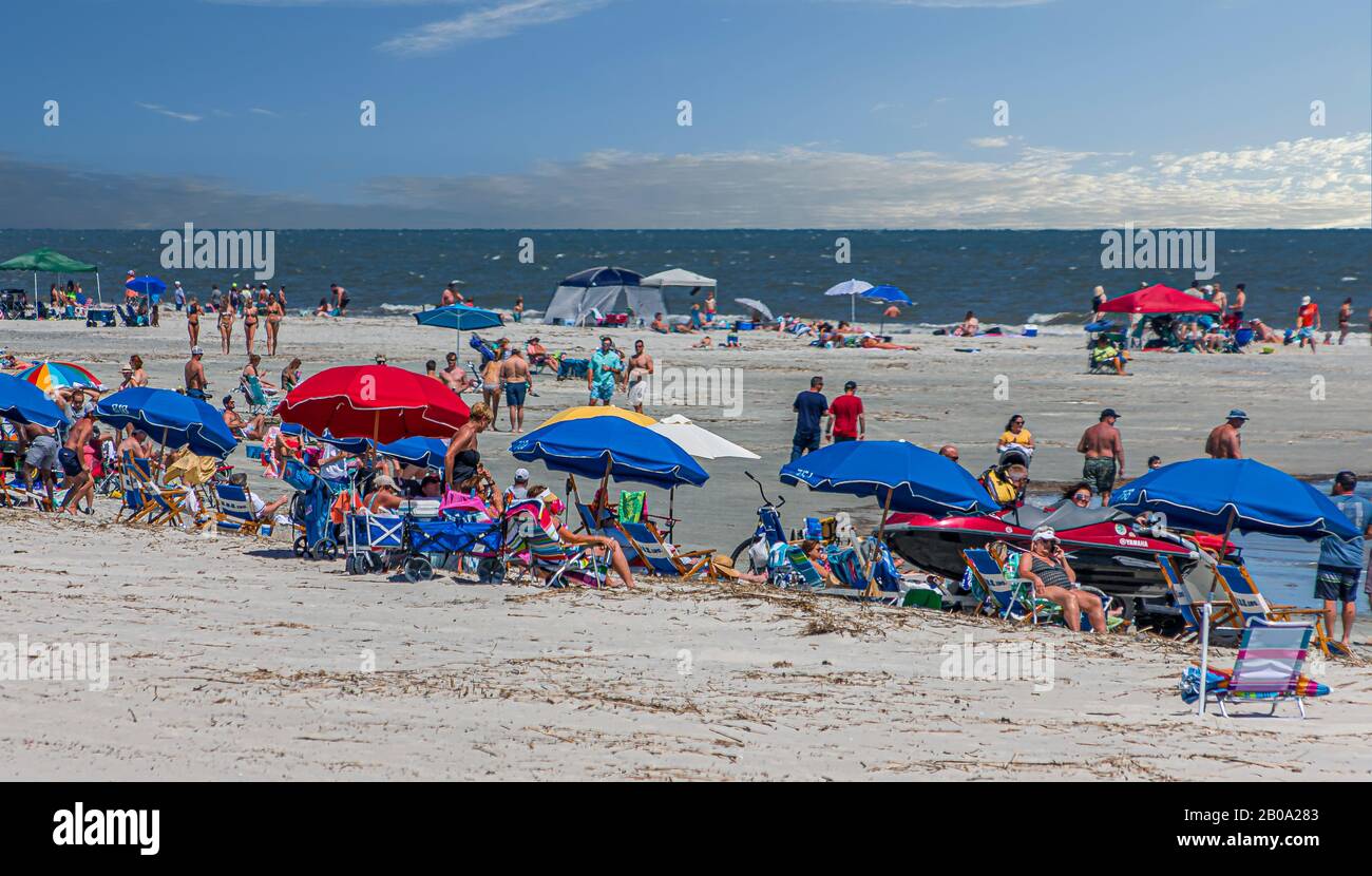 St simons island beach hi-res stock photography and images - Alamy