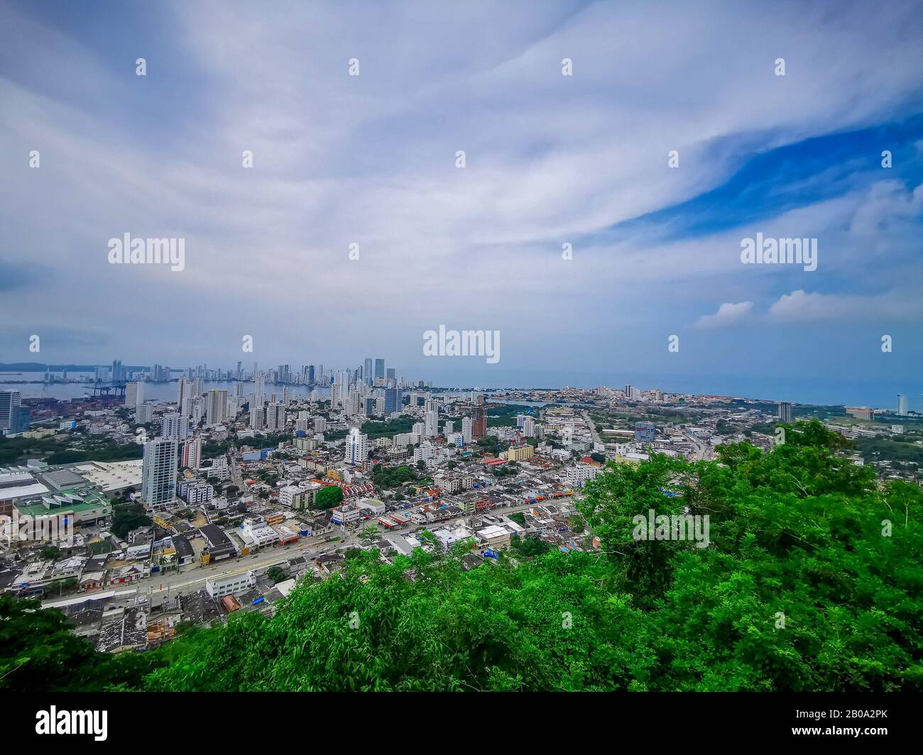 Convento de la Popa, Cartagena, Colombia. Spanish, fortification Stock ...