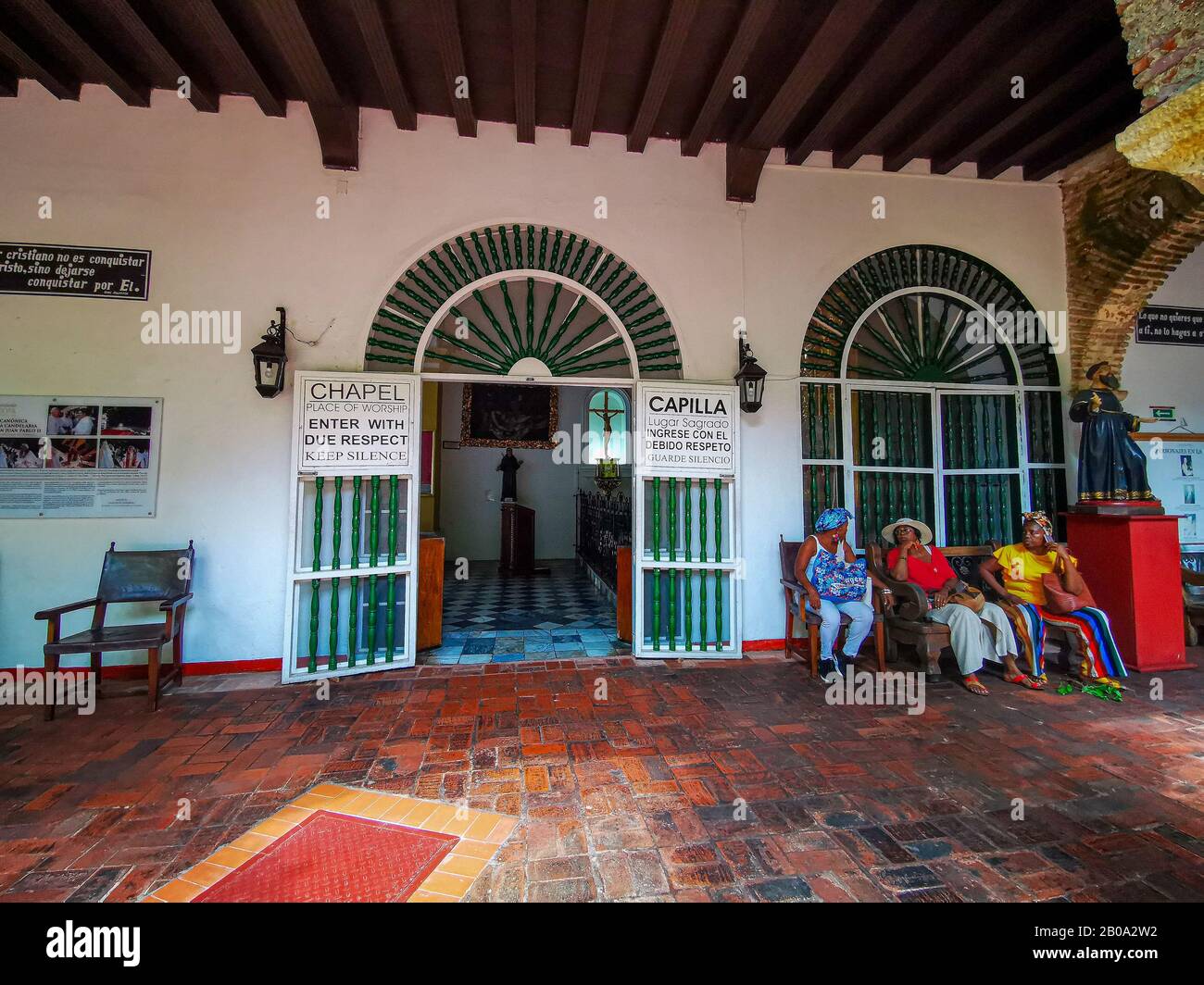 Convento de la Popa, Cartagena, Colombia. Spanish, fortification Stock ...