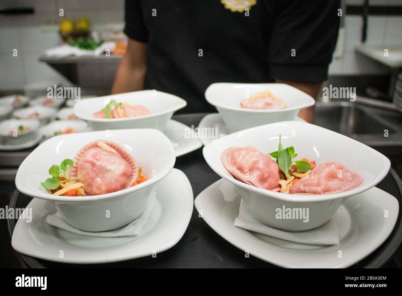 Ravioli pasta appetizer hi-res stock photography and images - Alamy