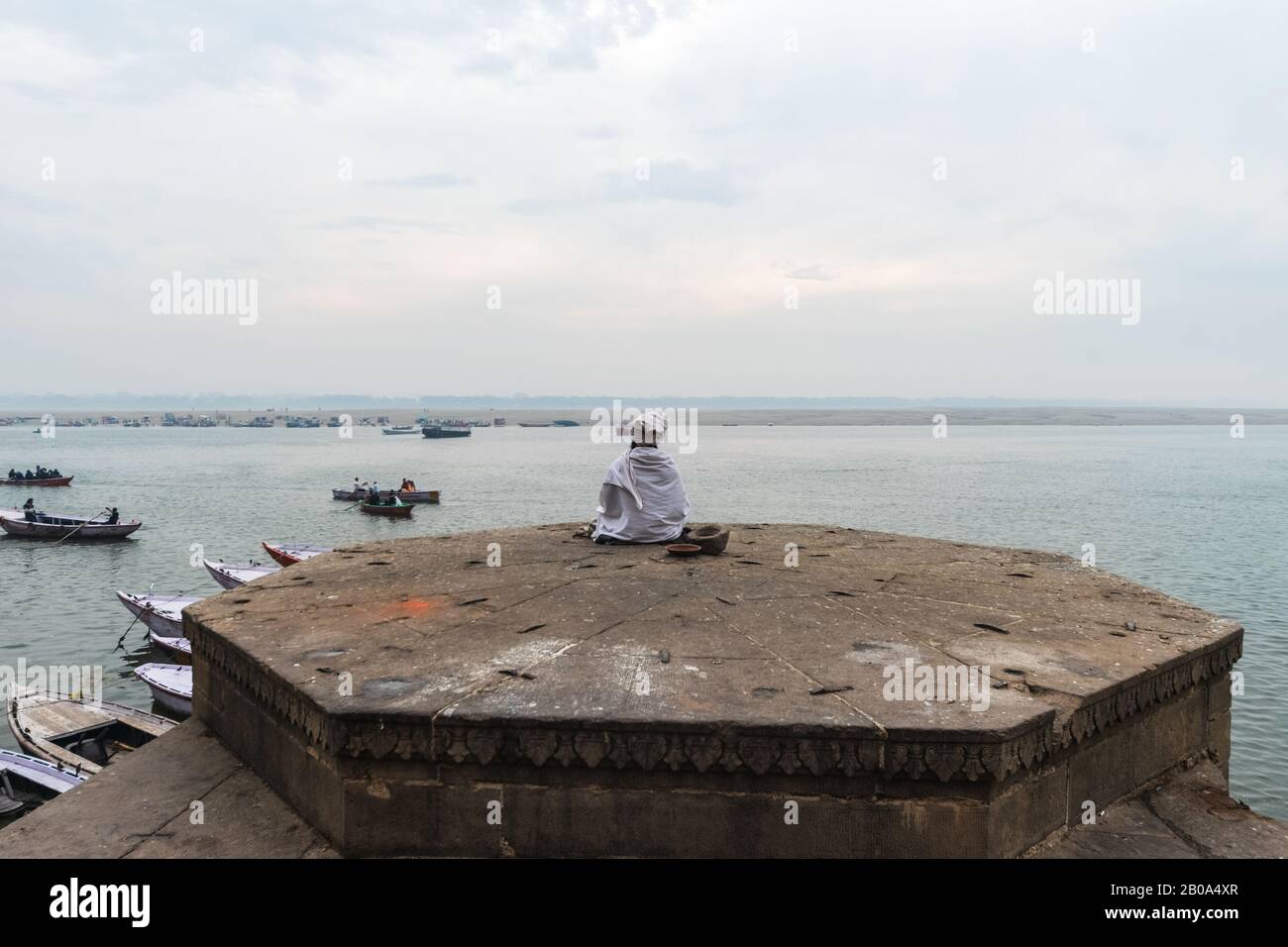 front of the sacred river Ganges Stock Photo - Alamy
