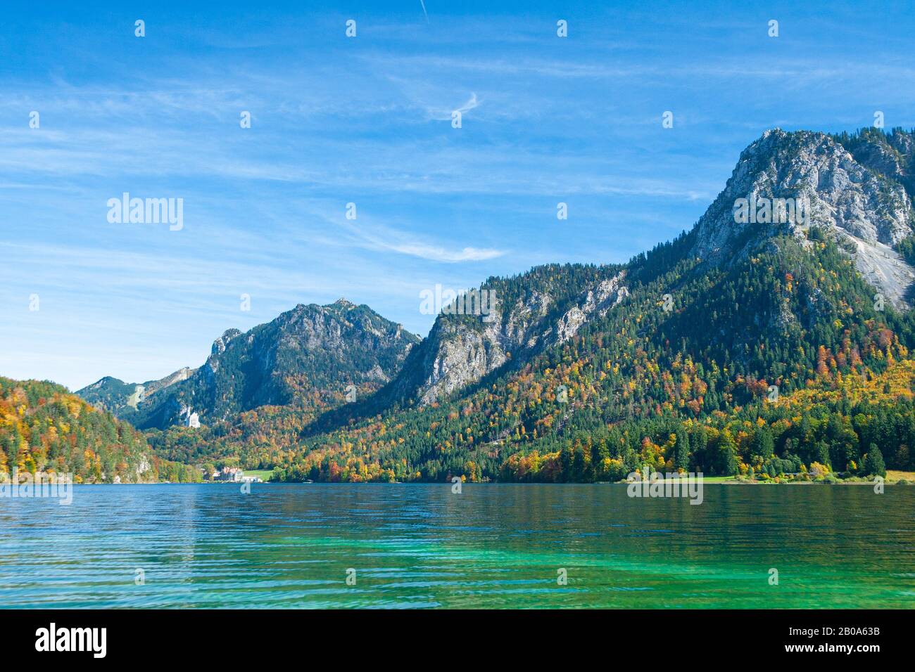Hiking at lake alpsee hi-res stock photography and images - Alamy