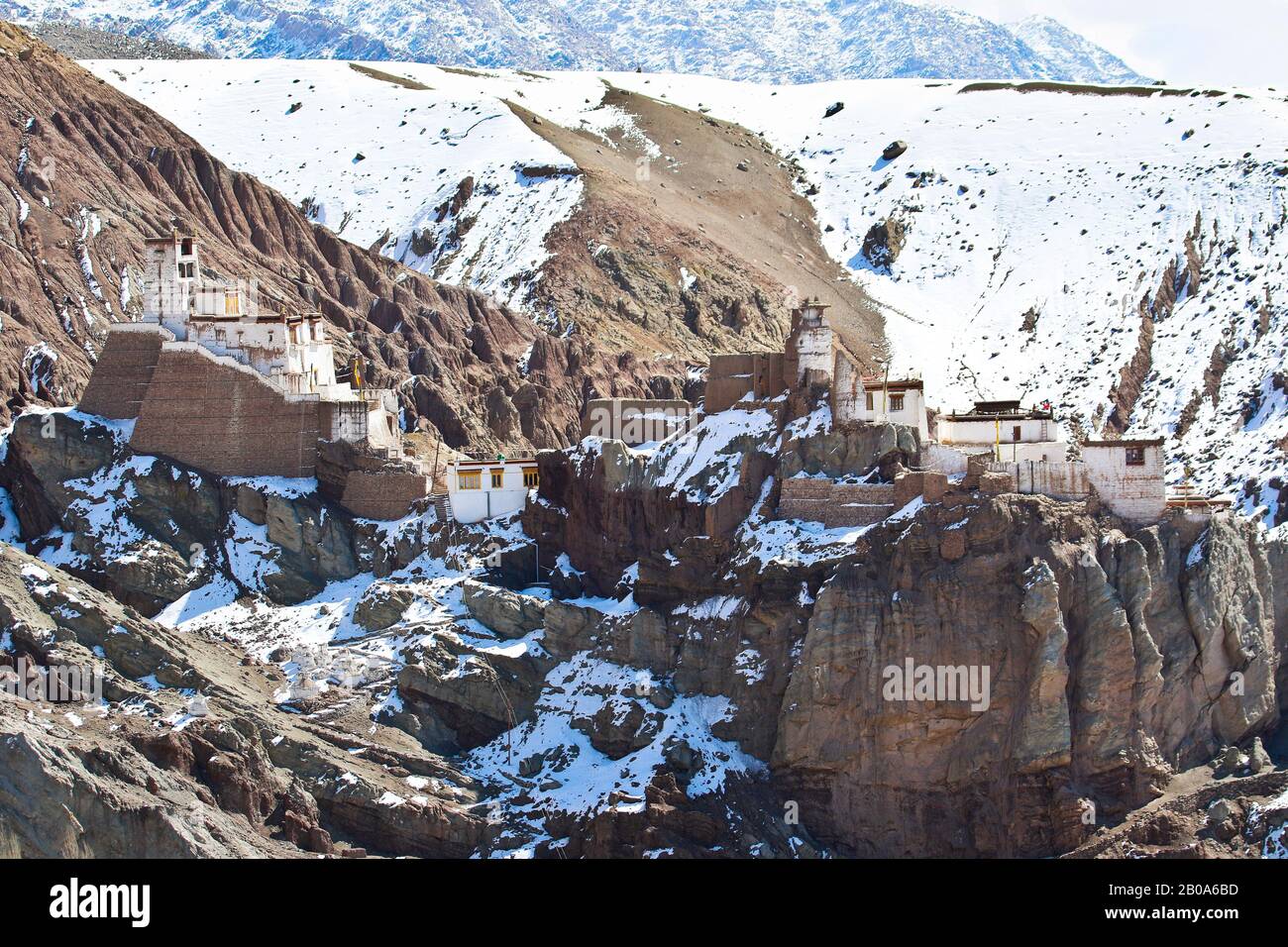 Basgo Gompa is an ancient fortress and Buddhist Monastery in Bazgo ...