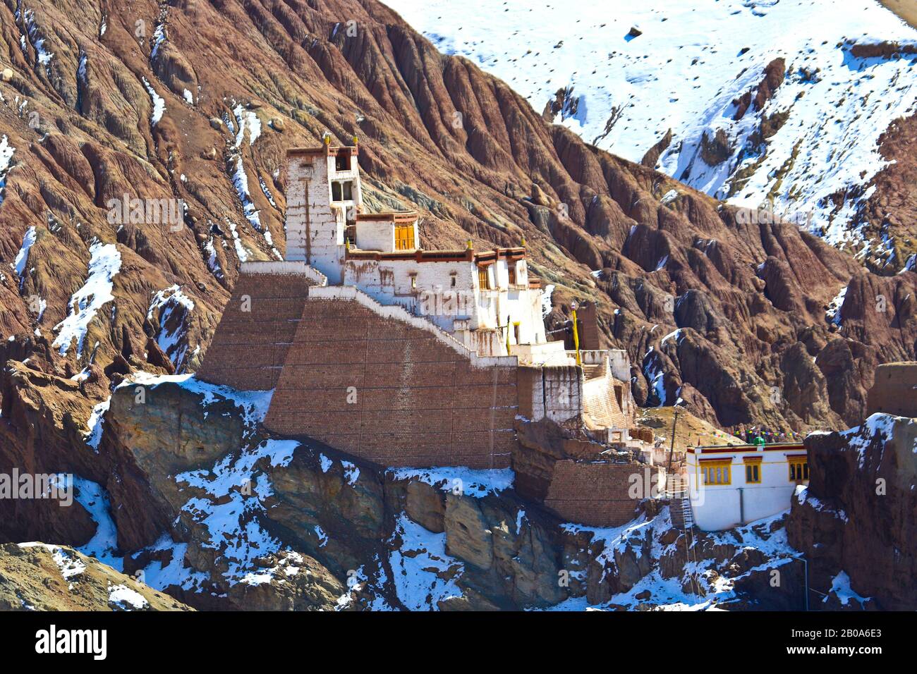 Basgo Gompa is an ancient fortress and Buddhist Monastery in Bazgo ...