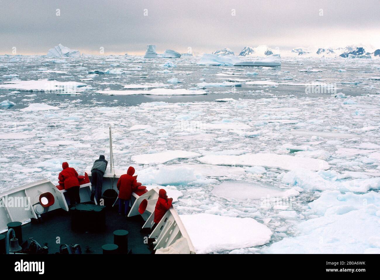 Tourist ship breaking through hi-res stock photography and images - Alamy