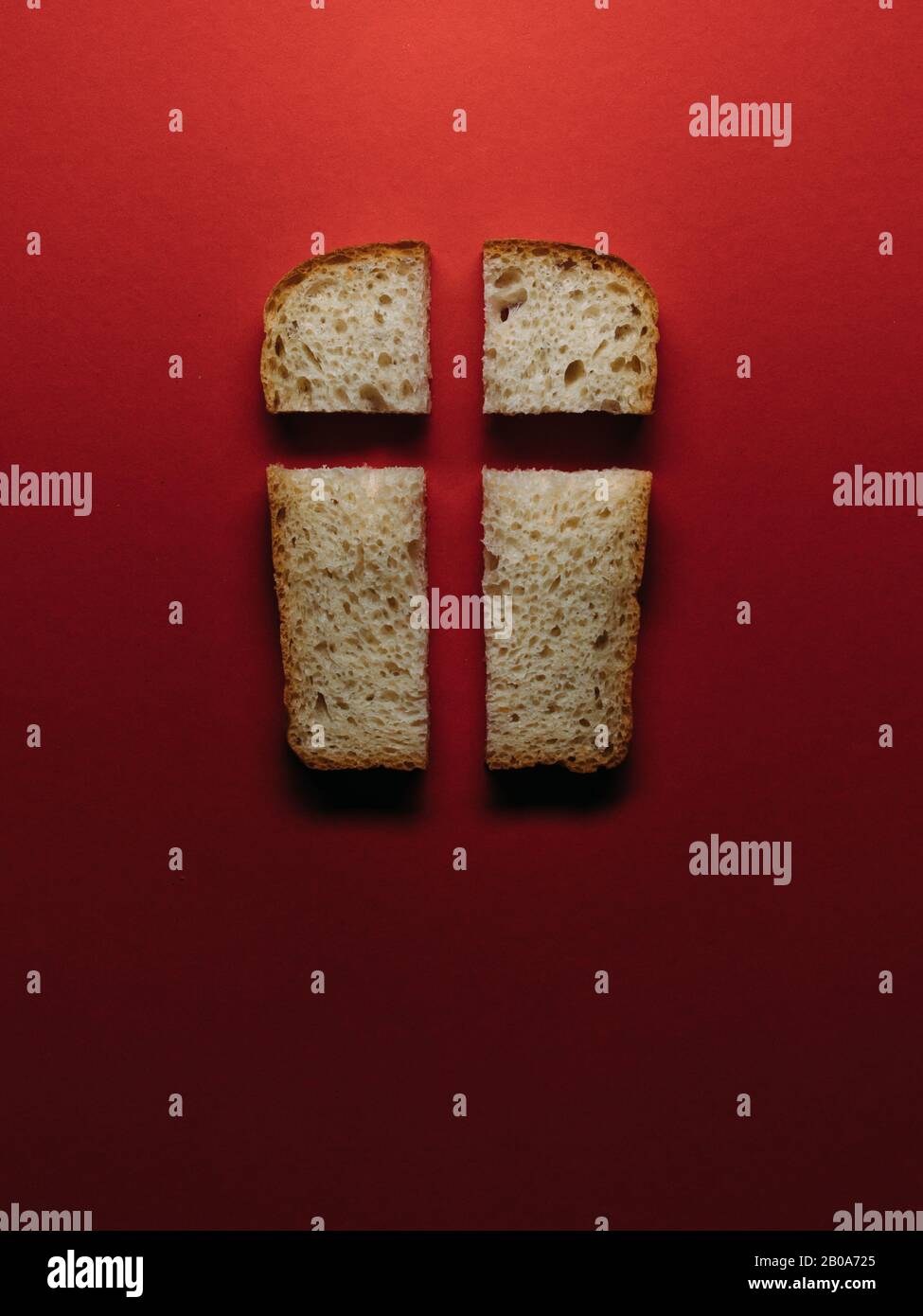 Our daily bread, a metaphor. Cross, Christian values, Christian ...