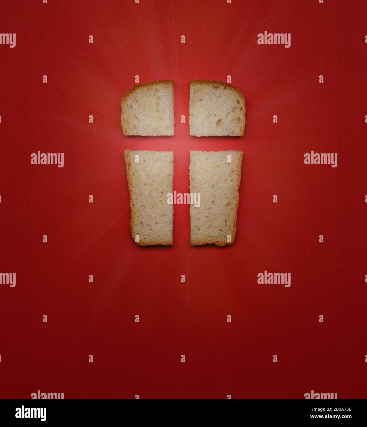 Our daily bread, a metaphor and sign. Cross, Christian values ...