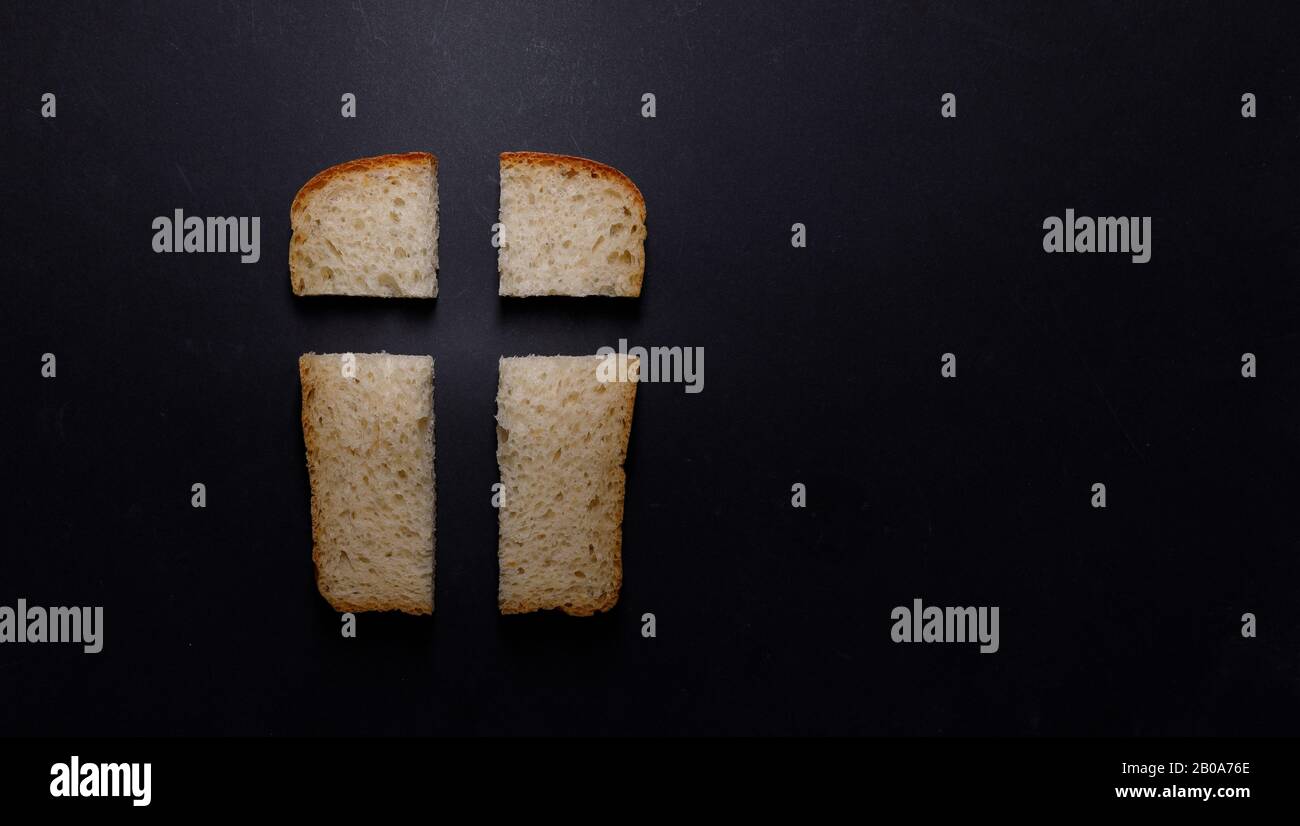Our daily bread, a metaphor and sign. Cross, Christian values ...
