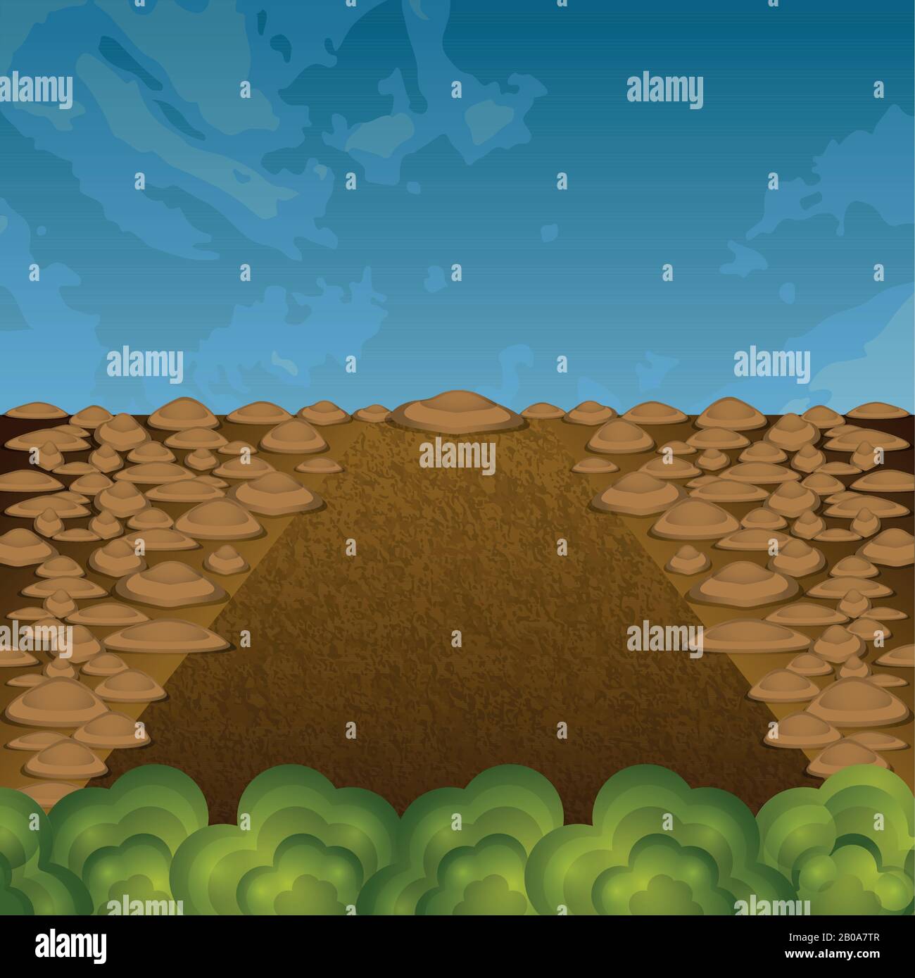 Country dirt road Stock Vector Images - Alamy