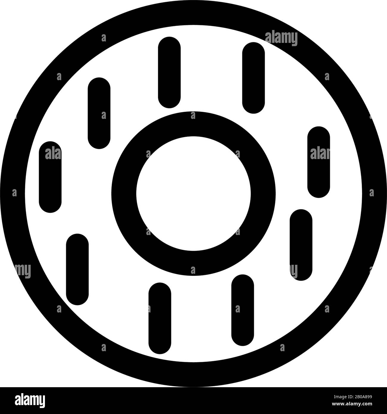 Donut icon design vector template Stock Vector Image & Art - Alamy