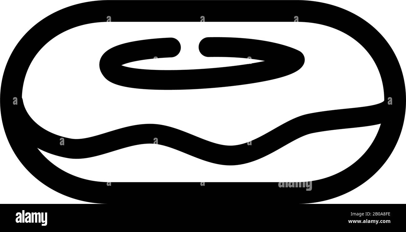 Icon donut Black and White Stock Photos & Images - Alamy