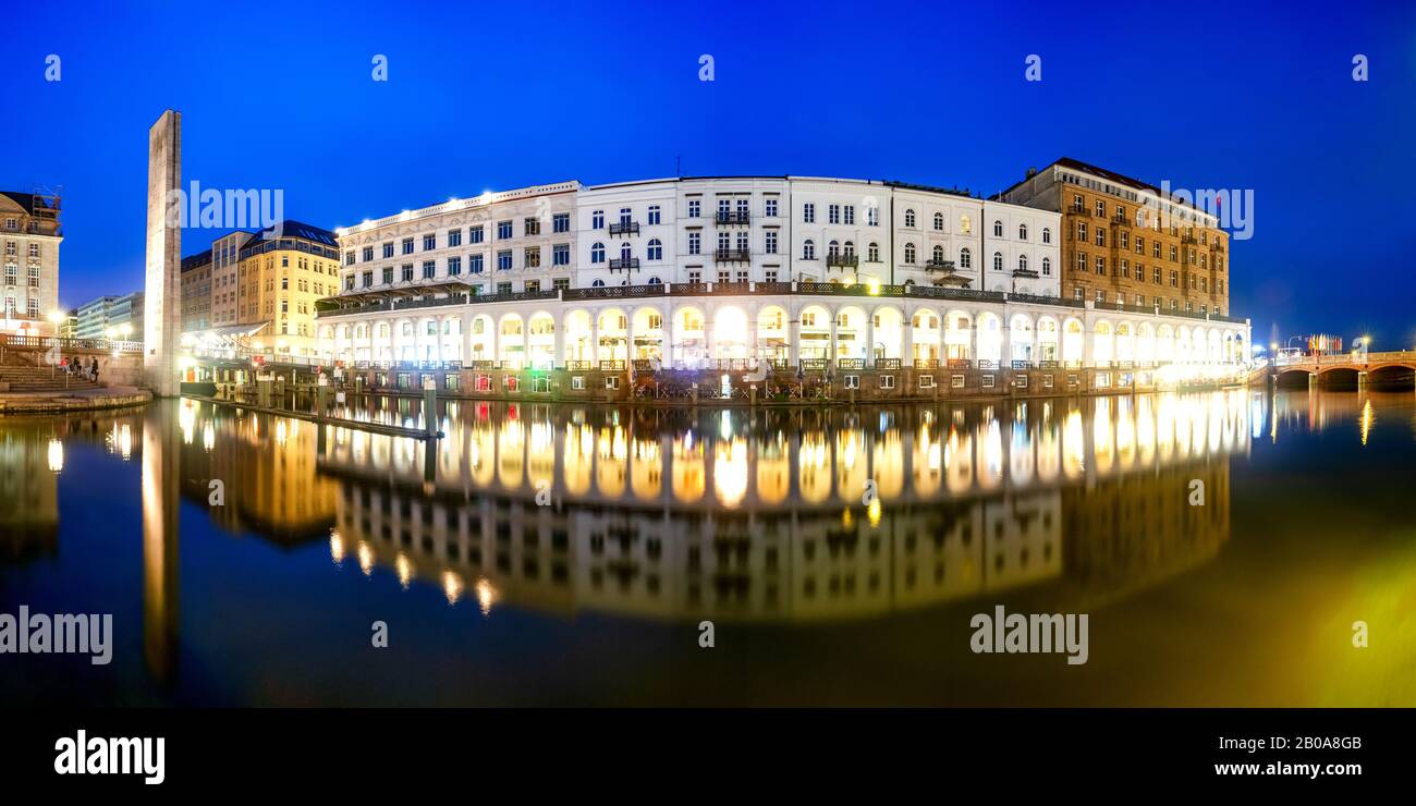 Alster Arkaden Hamburg Germany High Resolution Stock Photography and ...