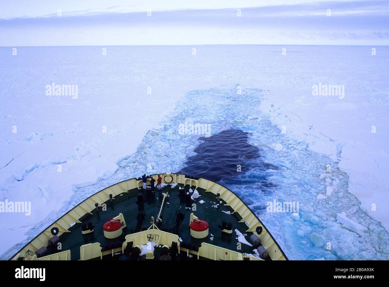 Icebreaker ship break through ice hi-res stock photography and images ...