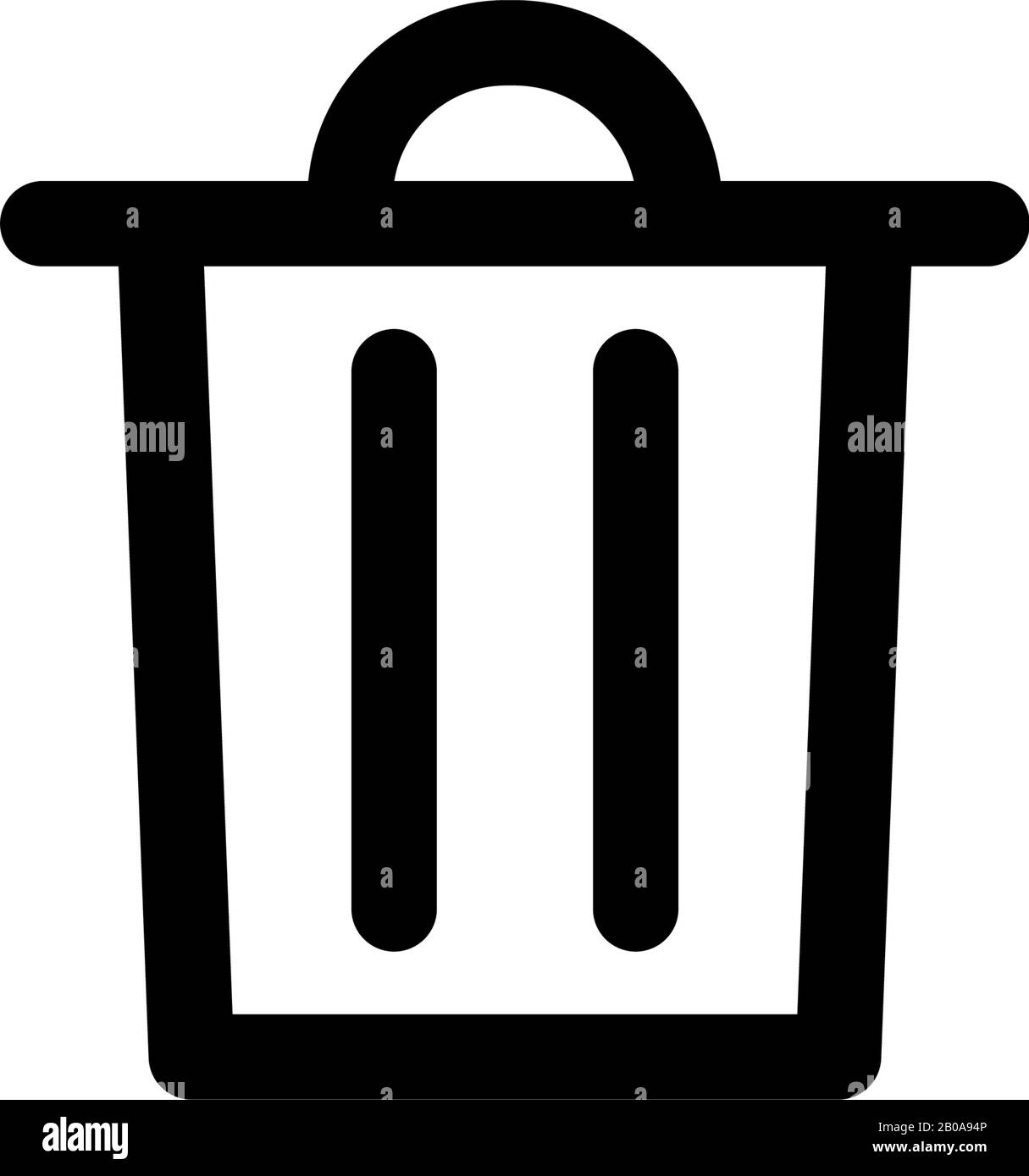 Garbage recycling information sign Stock Vector Images - Alamy