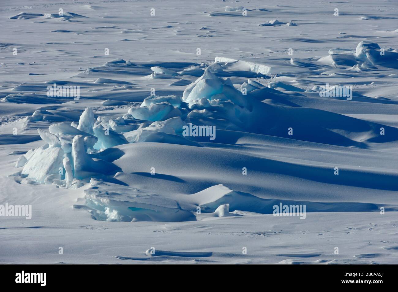 ANTARCTICA, WEDDELL SEA, FAST ICE WITH PRESSURE RIDGES Stock Photo - Alamy