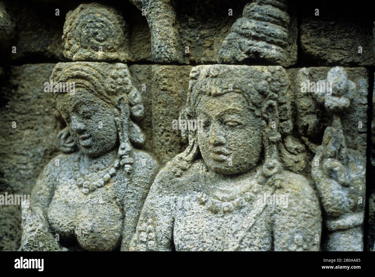 Detail borobudur bas relief central hi-res stock photography and images ...
