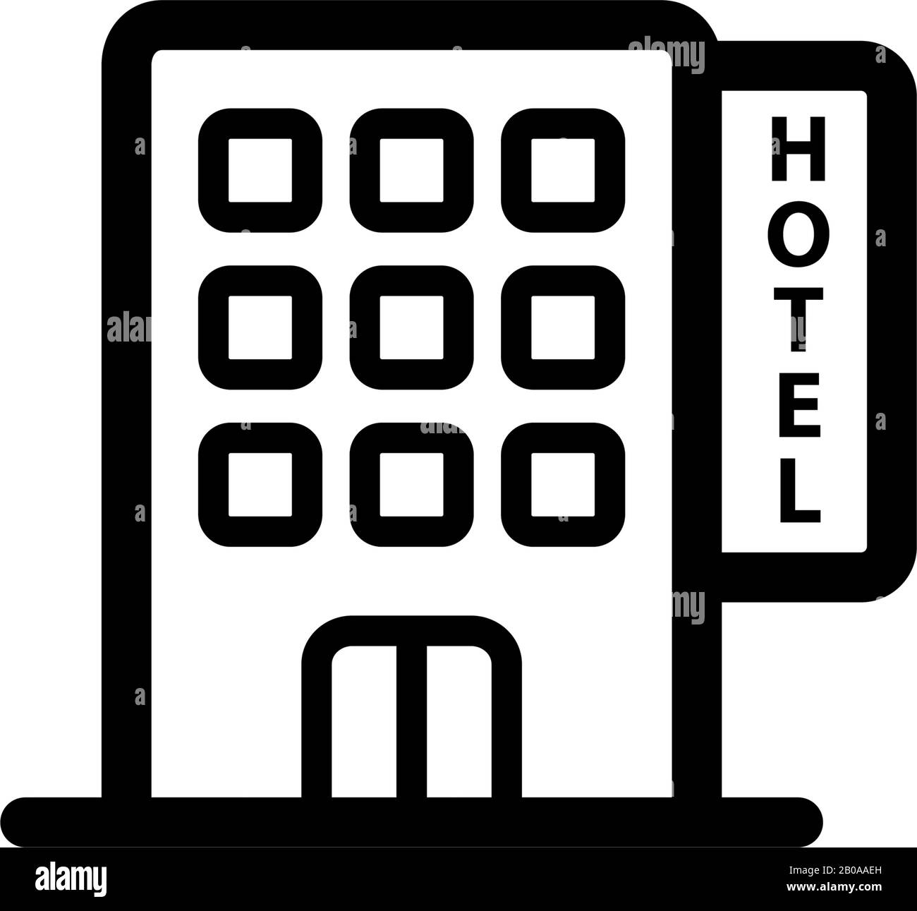 Hotel icon design vector template Stock Vector Image & Art - Alamy