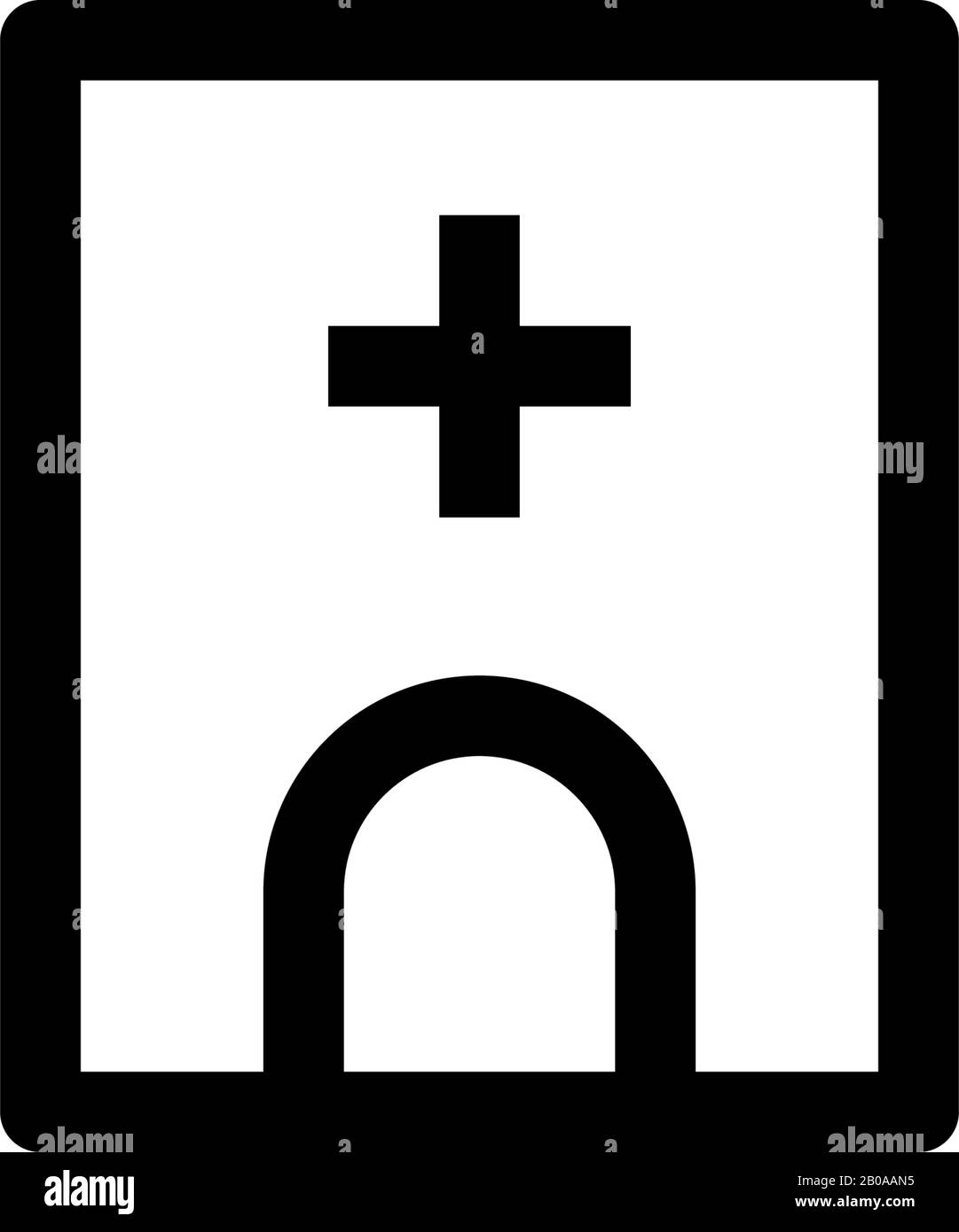 Hospital icon Stock Vector Images - Alamy