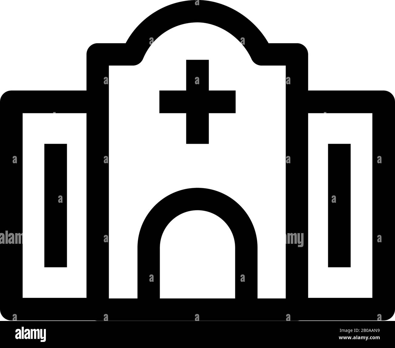Hospital icon Stock Vector Images - Alamy