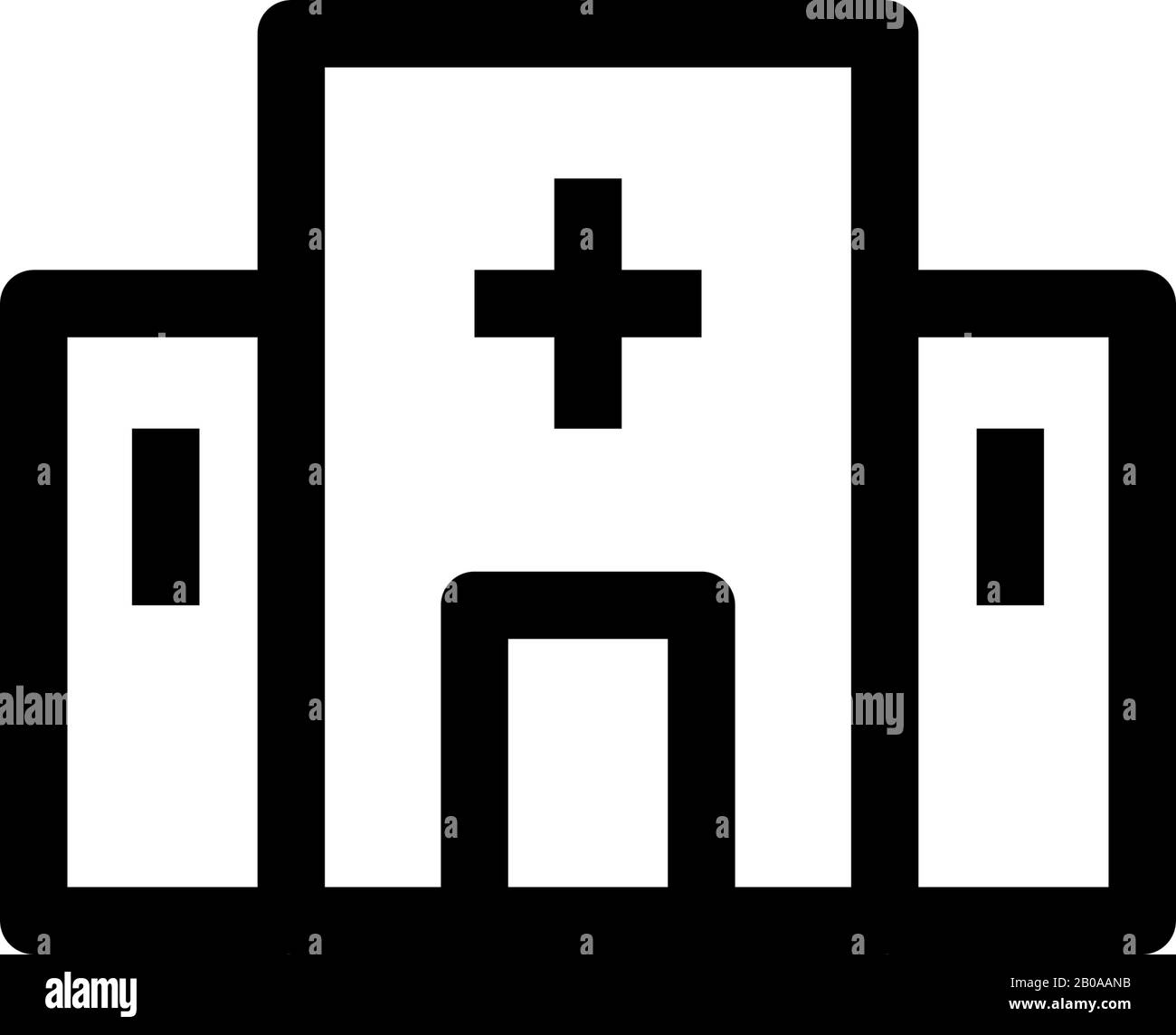 Hospital icon Stock Vector Images - Alamy