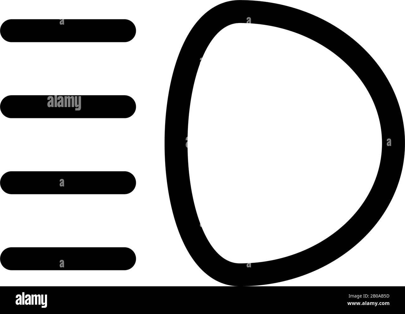 Fog warning sign Stock Vector Images - Alamy